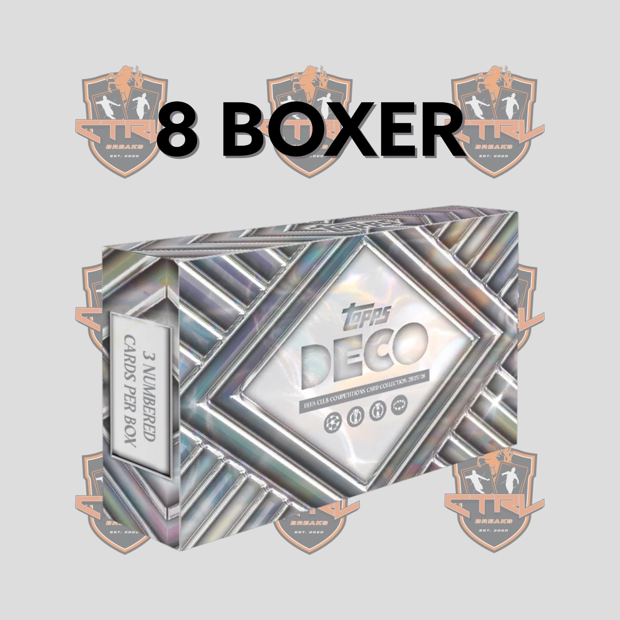 TOPPS DECO UCC 2025-26 8 BOX #4 – CTRL CARDS & BREAKS